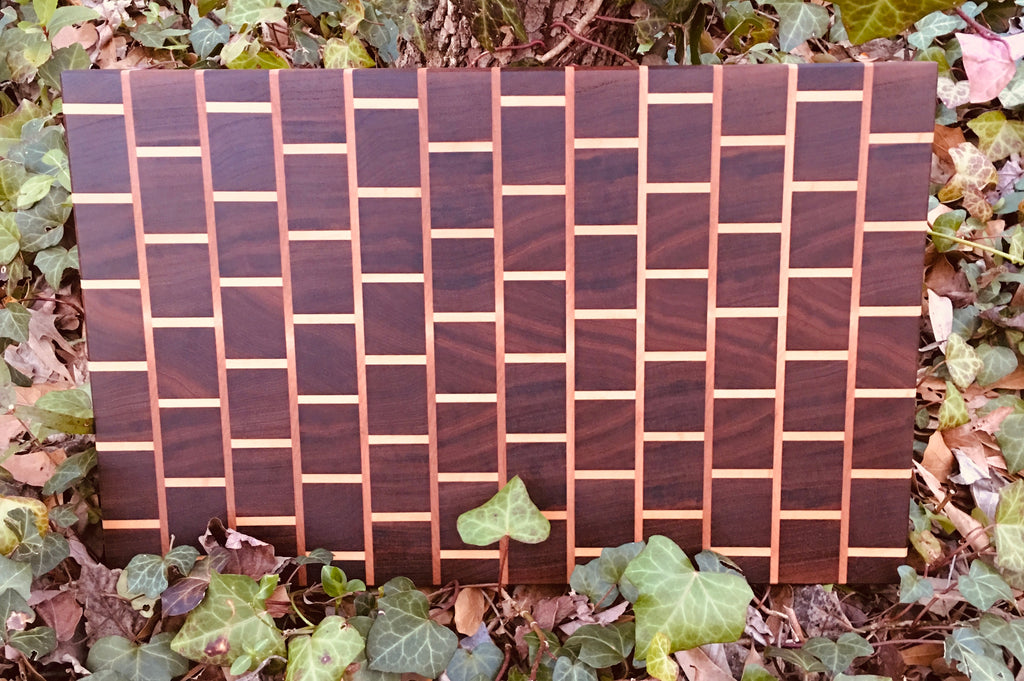 Walnut "Brick Pattern" End Grain Cutting Board (#130) – The Prodigal ...